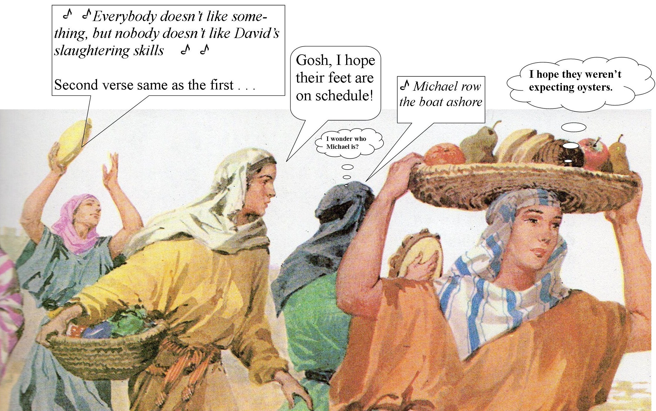 David Makes King Saul Jealous | Linda Vernon Humor